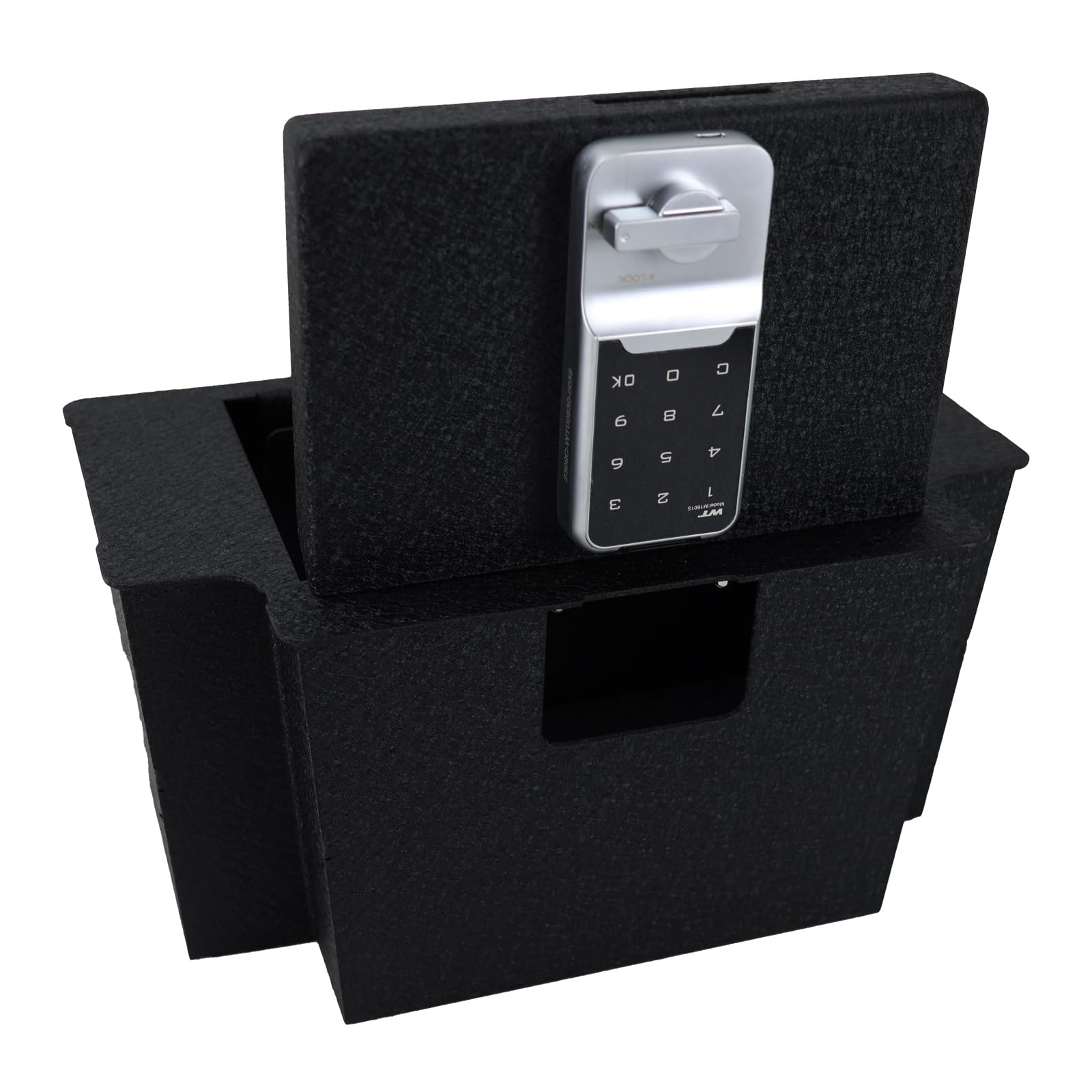 Amazon.com: Center Console Safe Gun Safe, WASAI Premium In-vehicle ...