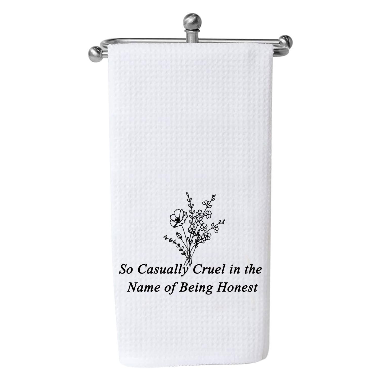 Amazon.com: TOBGBE Gifts for Singer Music Lyric Inspired Kitchen Towel ...