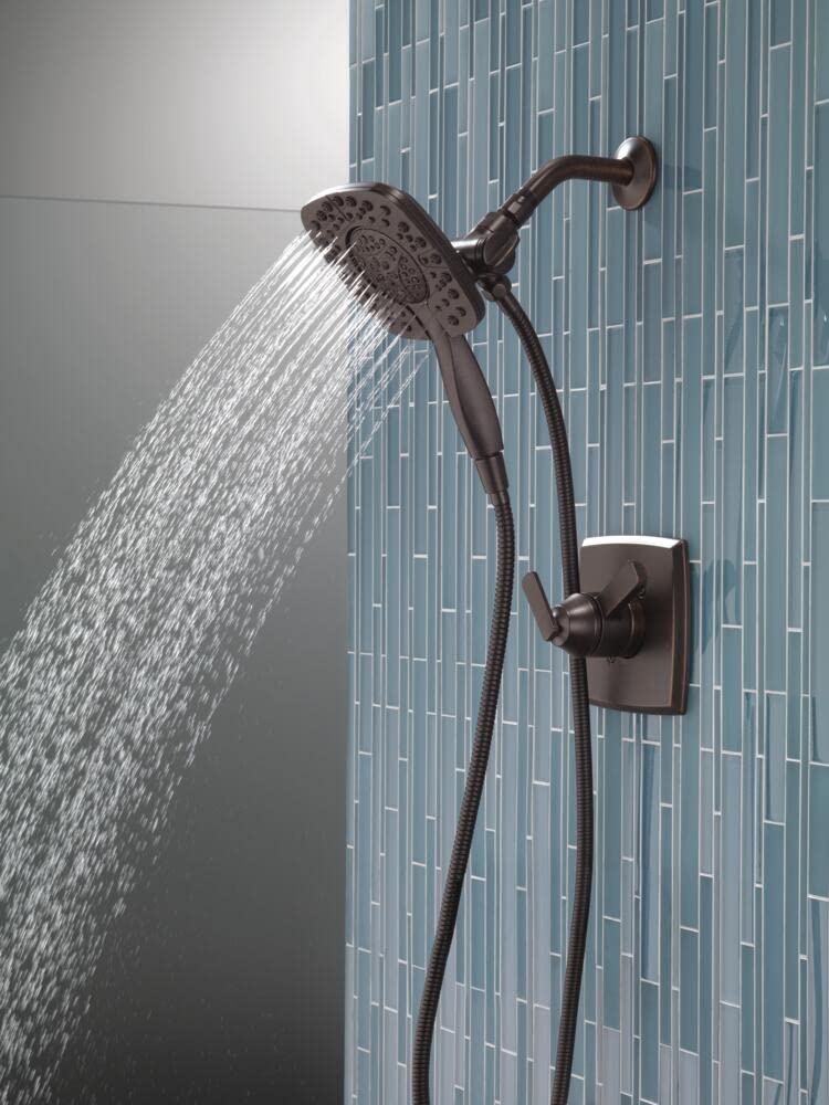 Delta Faucet-4-Spray In2ition Dual Shower Head with Handheld Spray, Oil ...