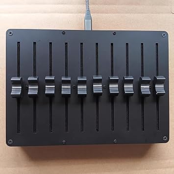 Amazon.com: 10-Channel MIDI Controller Fader - Customizable CC Messages ...