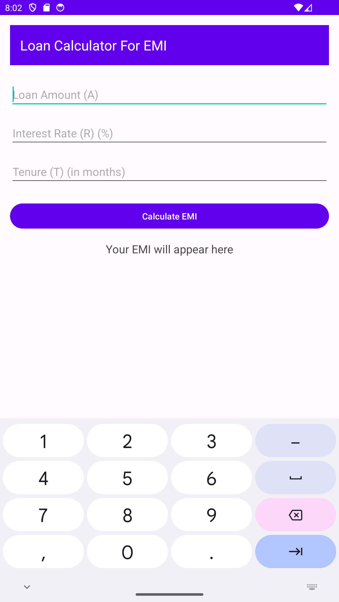 Loan Calculator for EMI - App on Amazon Appstore