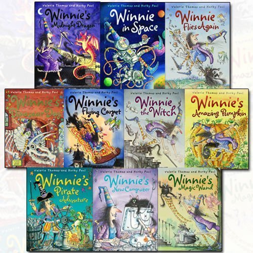 Valerie Thomas Winnie The Witch 10 Books Bundle Collection With Bag ...