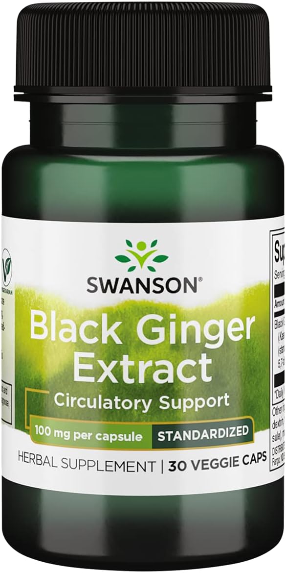 Amazon.com: Swanson Black Ginger Extract - Promotes Healthy Blood ...