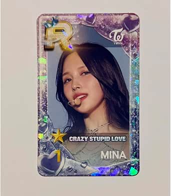 Amazon.co.jp: TWICE Mina SSJYP Trading Card : Toys & Games