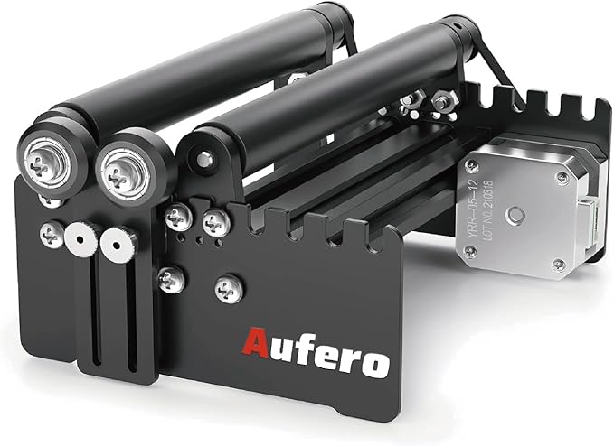 Amazon.com: Aufero Rotary Roller for Laser Engraver, 360° Y-axis Rotary ...