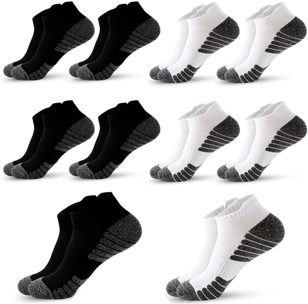10 Pares Calcetines para Hombre, Calcetas Deportivas Corte Bajo ...
