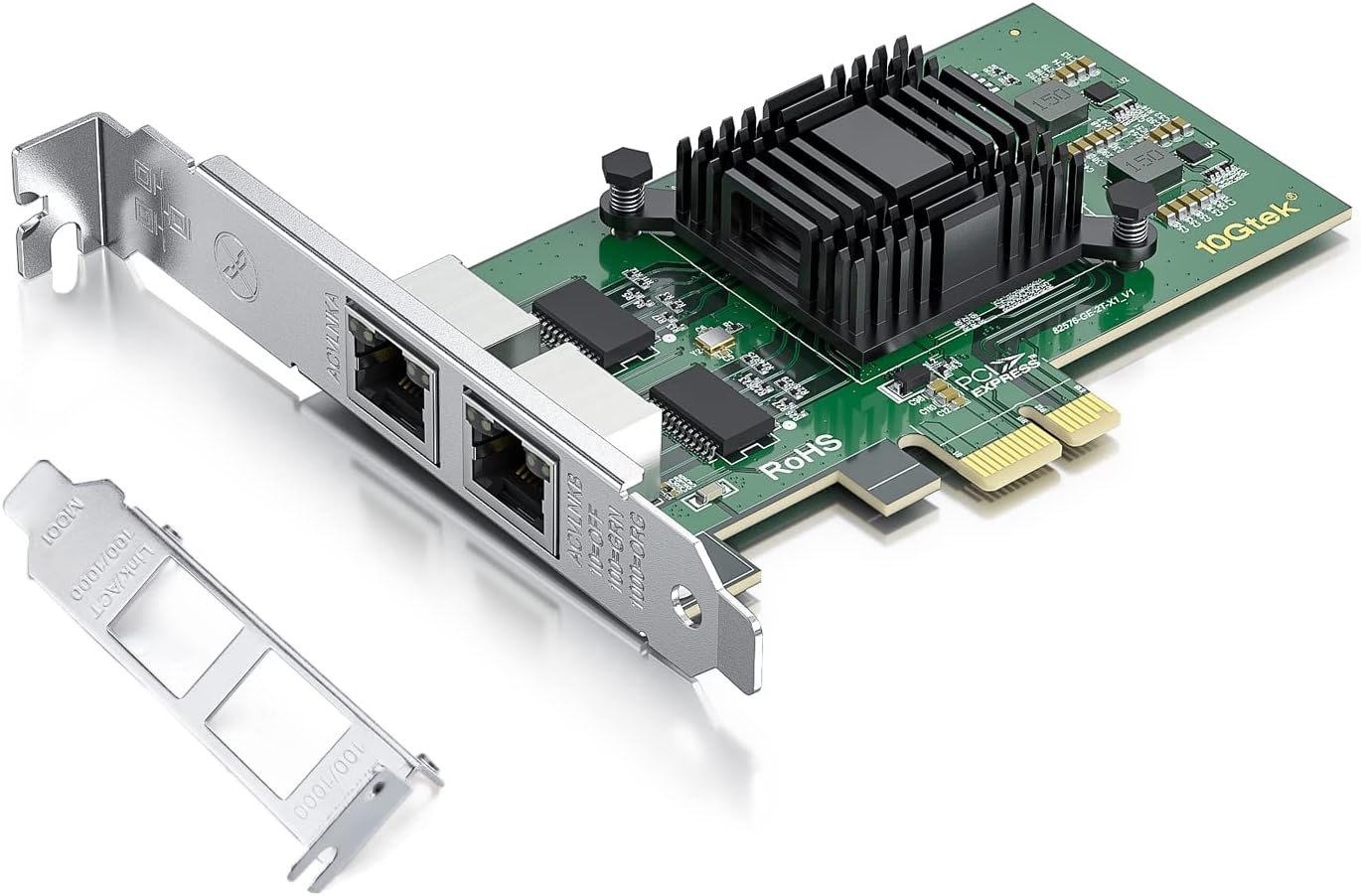 Amazon.com: Dual-Port PCIe Gigabit Network Card 1000M PCI Express ...