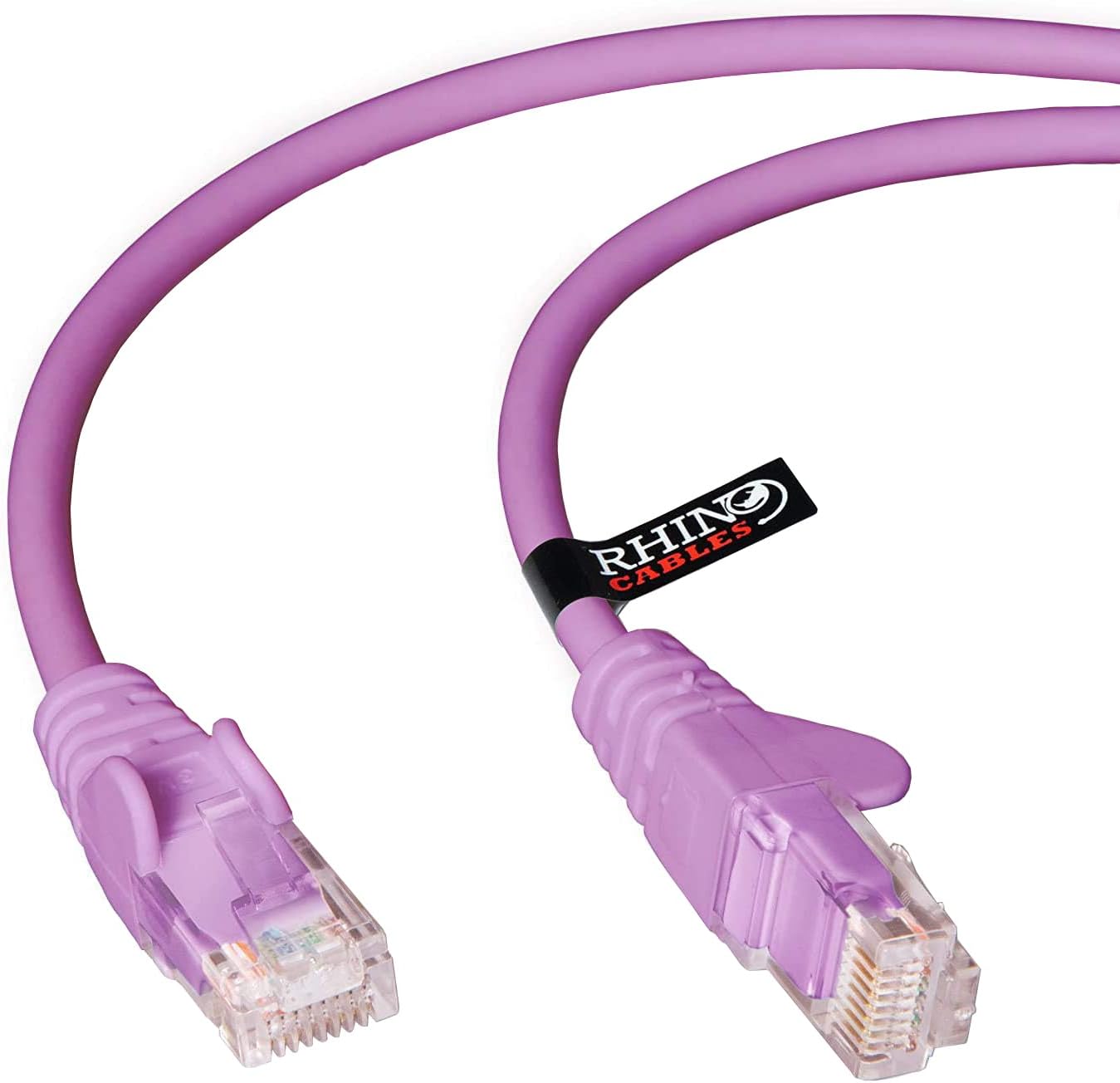 Amazon.com: Rhinocables 1 Metre Purple Cat5e Ethernet RJ45 High Speed ...