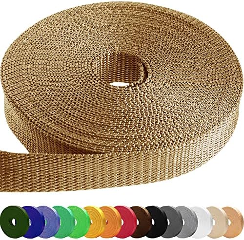 Amazon.com: TECEUM 2 Inch Webbing – Tan – 10 Yards – 2” Heavy-Duty Wide ...