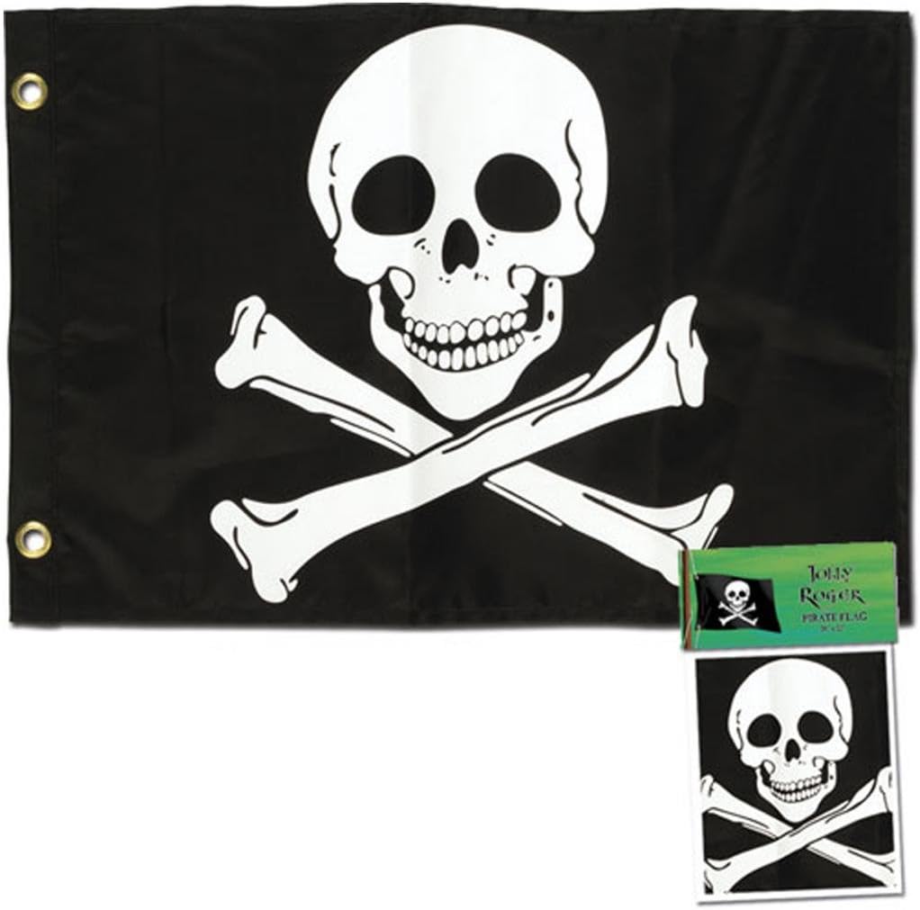 Amazon.com: Jolly Roger Pirate Flag : Patio, Lawn & Garden