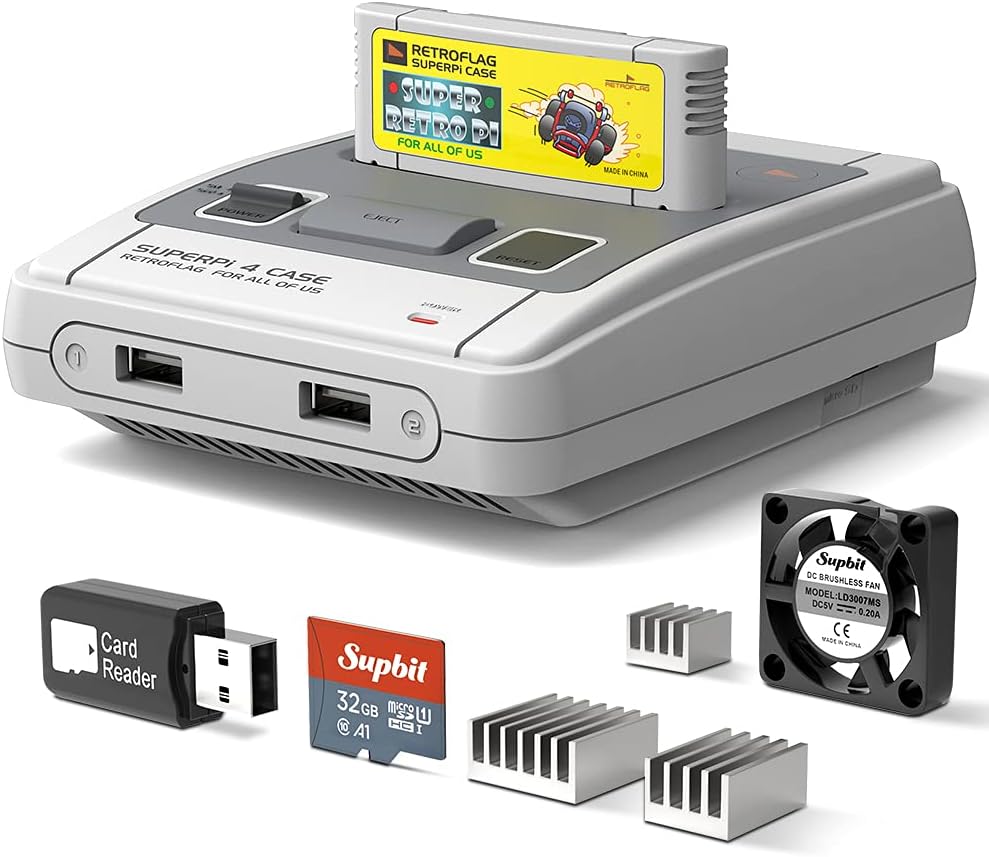 Amazon.com: Retroflag SUPERPI 4 J Case,SUPER PI 4 Case,Functional Power and Safe Reset Button ...