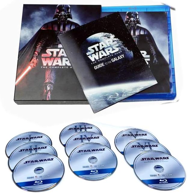 Amazon.com: Star Wars: The Complete Saga (Episodes I-VI) [Blu-ray ...