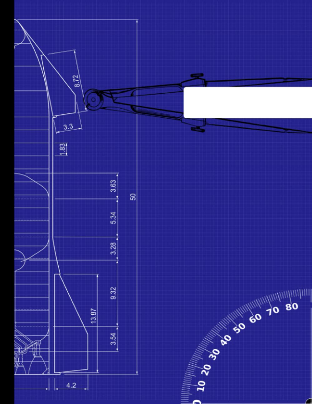 Engineers Sketchbook, Metric Quad Ruled Graph Paper: Grid Composition ...