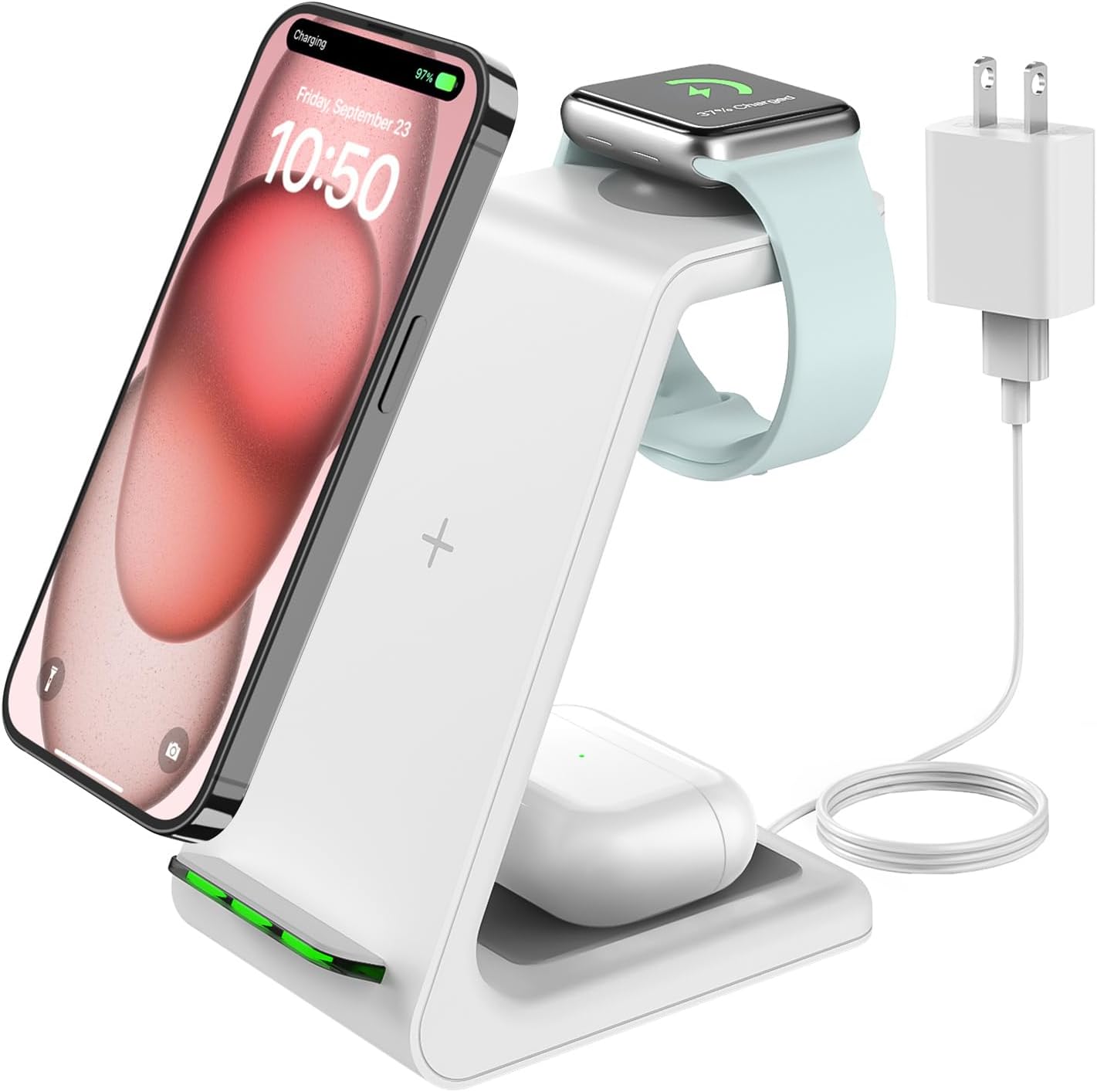Amazon.com: JoyGeek 3 in 1 Wireless Charging Station for Apple ...