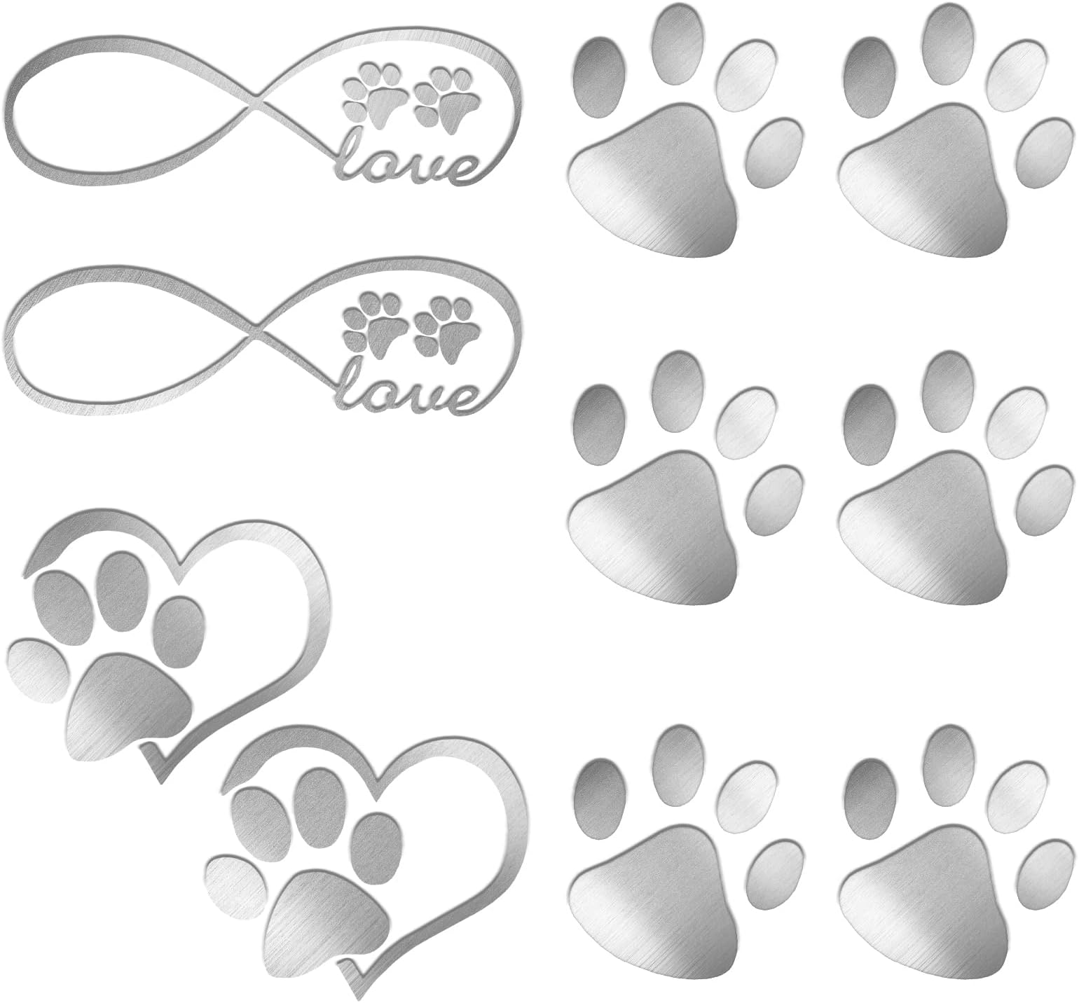 Cat/Dog Paws Stickers | Cute Animal Paw Prints Stickers | Paw Print ...