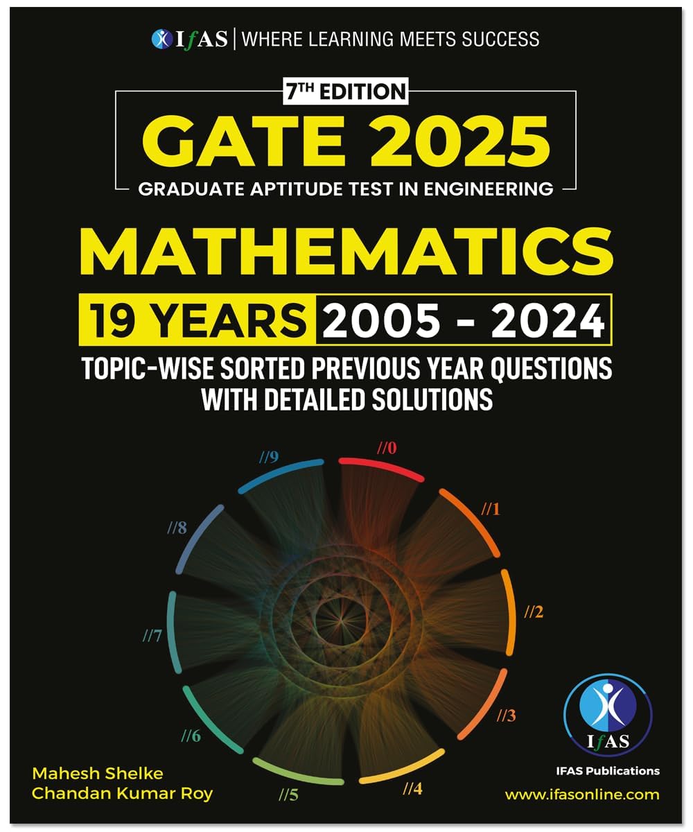 Buy GATE Mathematics PYQ Book 2025 | Previous Year Solved Papers (2005 ...