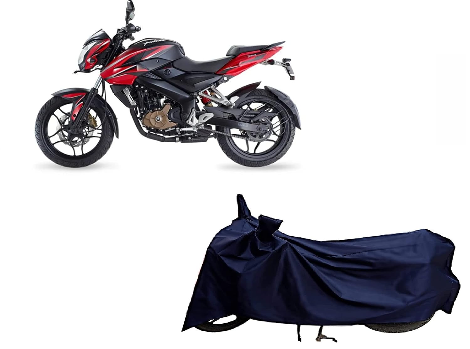 Bajaj Pulsar NS-160 Bike Navy Blue Cover by Anlope : Amazon.in: Car ...