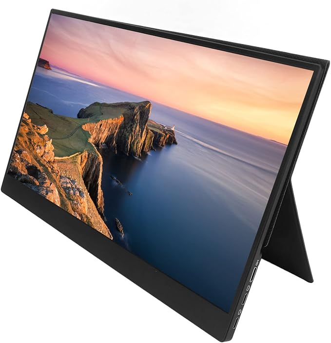 Monitor Portátil IPS, Tela de Computador FHD Tecnologia HDR 14 pol ...