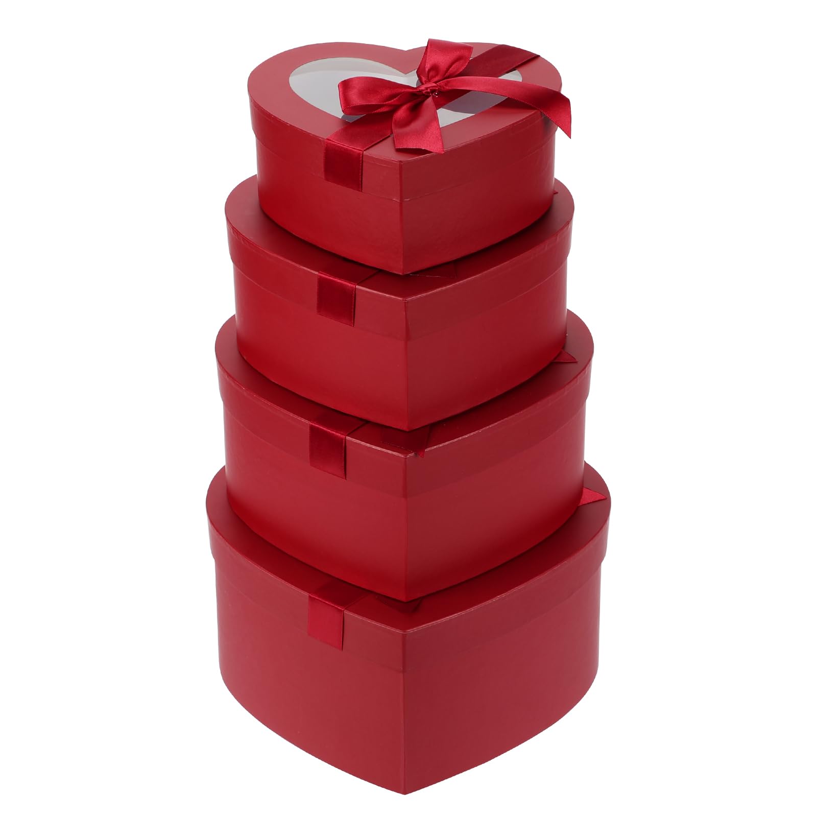 Amazon.com: Heart Shaped Boxes for Flower Arrangements Red Heart Boxes ...