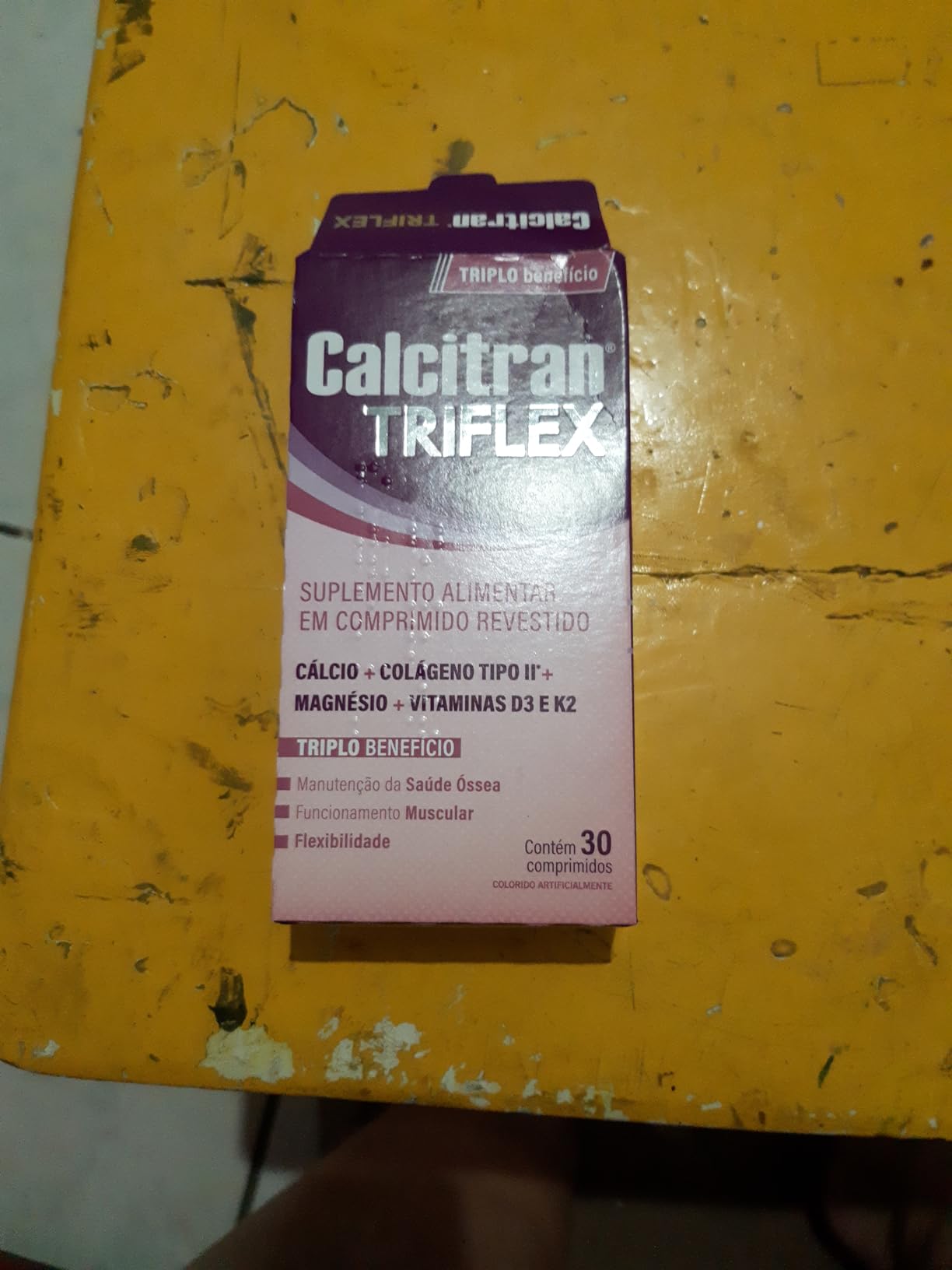 Calcitran Triflex 30 Comprimidos - Cálcio, Colágeno Tipo 2, Magnésio ...