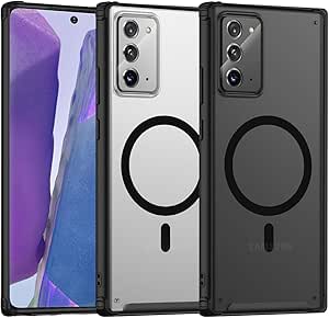 Amazon.com: TIANNIUKE Magnetic Case for Samsung Galaxy Note 20, Translucent Matte Anti ...