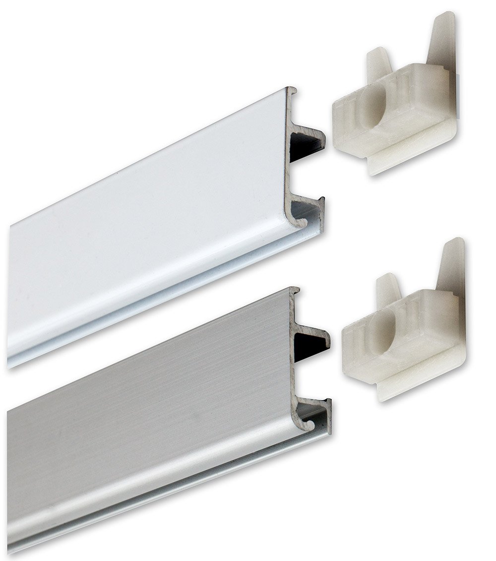 Add-On Wall Tracks (3) for GalleryOne Art Hanging System - Paintable ...