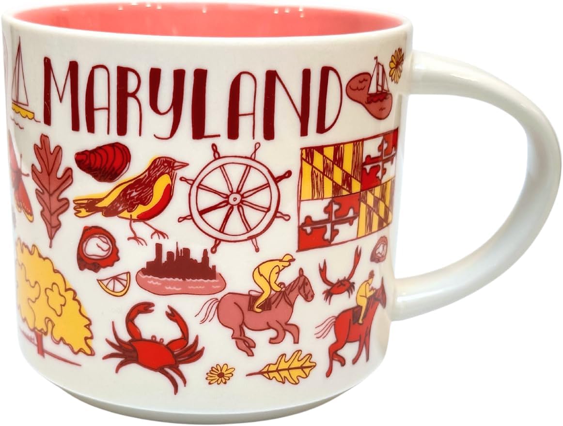 Amazon.com | Starbucks Maryland Ceramic Mug Been There Series Across ...
