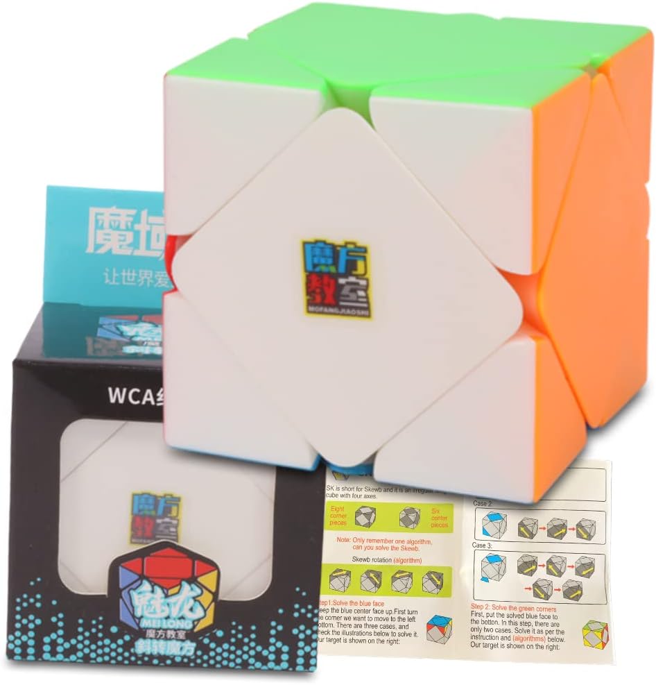 MoYu MFJS Meilong Skewb Speedcube | WCA Twisty Puzzle Cube Toy ...