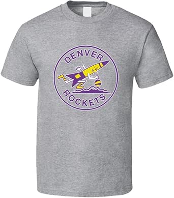 Denver Rockets Aba Retro Basketball T Shirt | Amazon.com