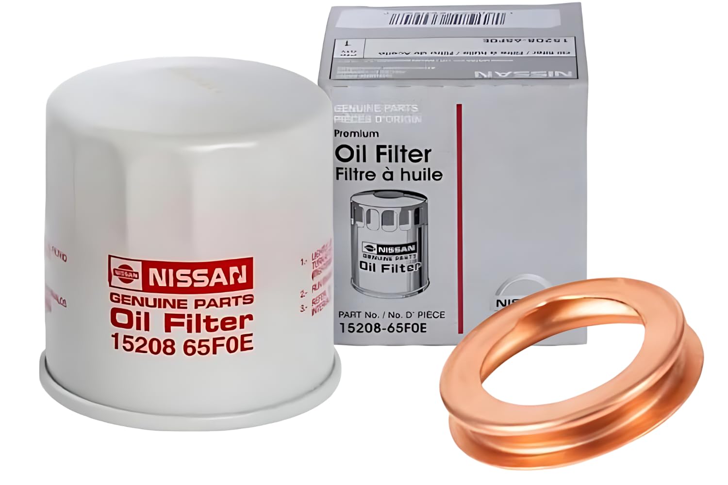 Amazon.com: Genuine Engine Oil Filter + AUTOSTENA Genuine Drain Plug for Nissan, Infiniti ...
