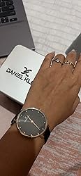 Buy Daniel Klein Analog Blue Dial and Band Women's Stainless Steel ...