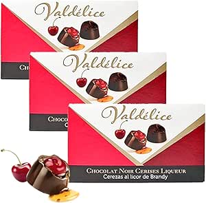 Amazon | バルデリス チェリー ブランデーチョコレート 138g（12粒） 3箱セット スペインチョコ フルーツピールチョコ 輸入チョコ | ノーブランド品 | ナッツチョコレート 通販