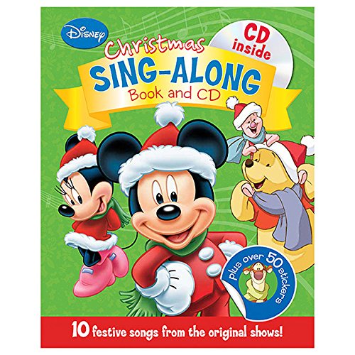 Disney Christmas Sing-Along Book & CD: With over 50 festive stickers ...