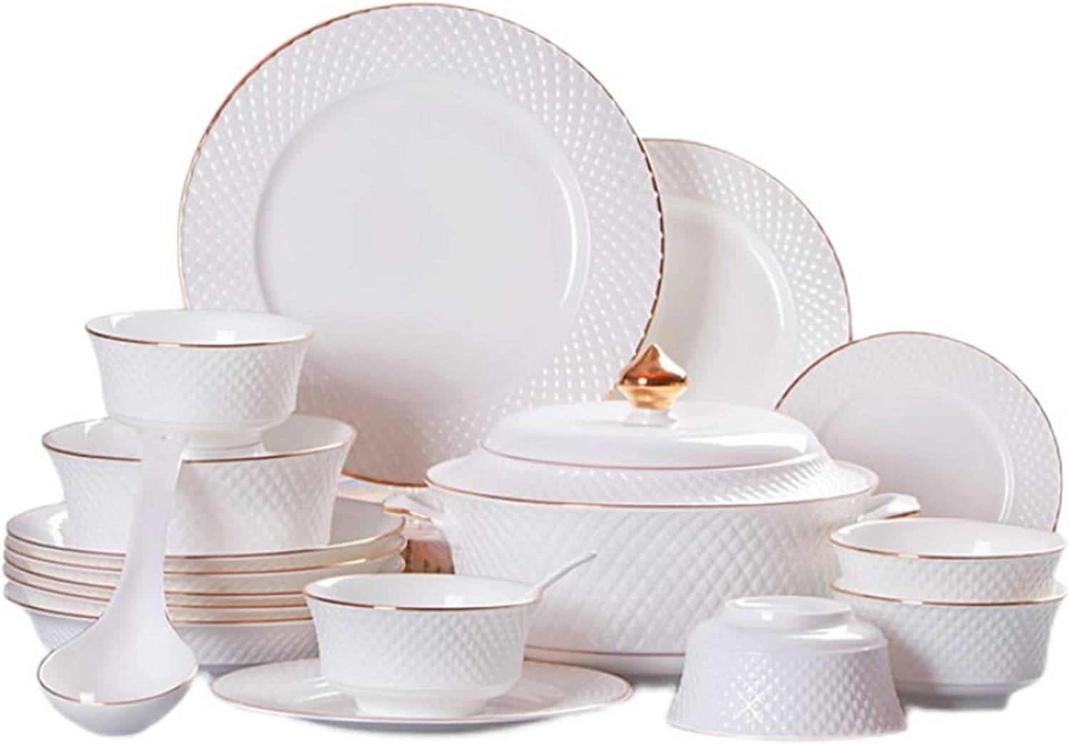 Assiettes à dîner Service de table élégant for restaurant et maison de ...