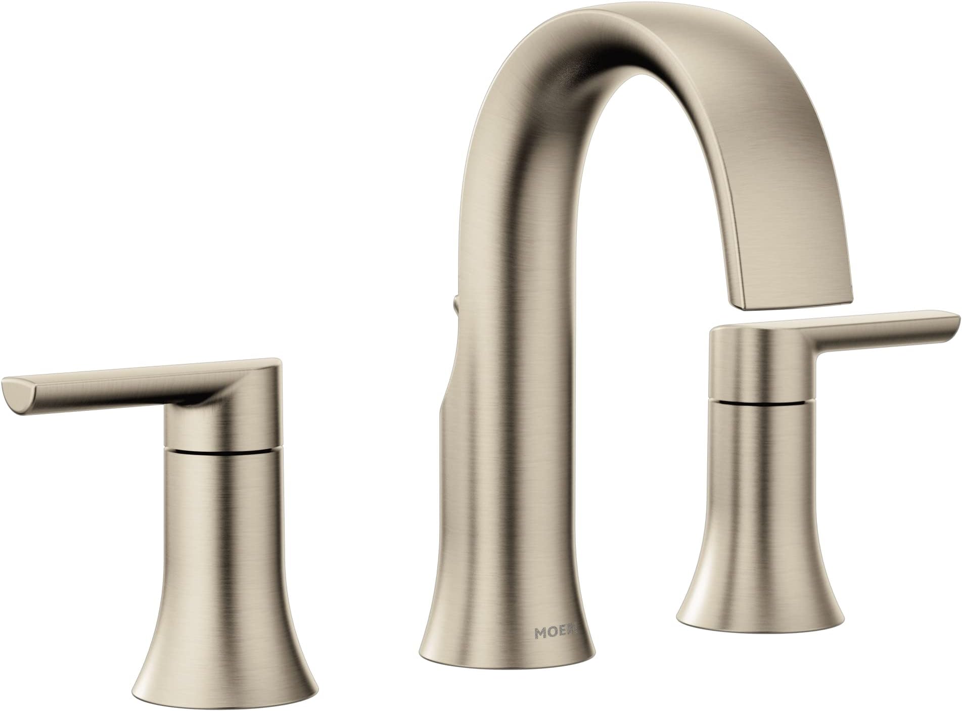 Avail Vibrant Brushed Moderne Brass 2-Handle Widespread WaterSense Mid ...