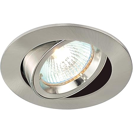 Newlec Recessed Fixed Spotlight - Ceiling - Steel Spring Clips -White ...