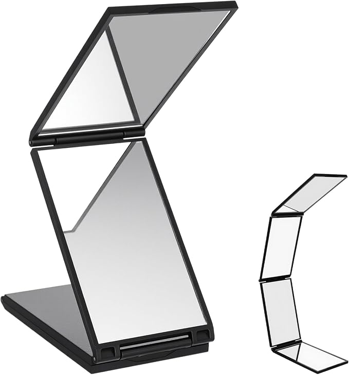 Amazon.com - HaiFafafaing Self Cut Mirror Foldable Makeup Mirror 360 ...