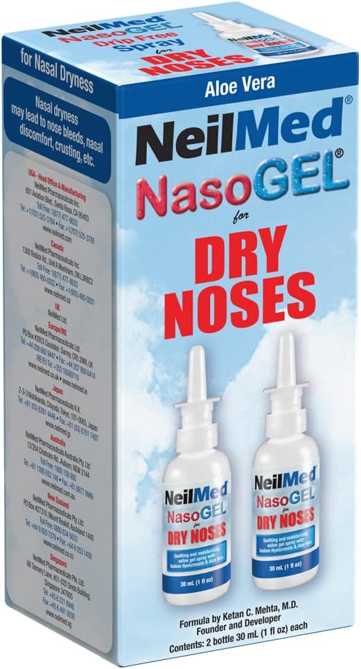 Amazon.com: NeilMed NasoGel Drip Free Gel Spray for Dry Noses 30mL ...
