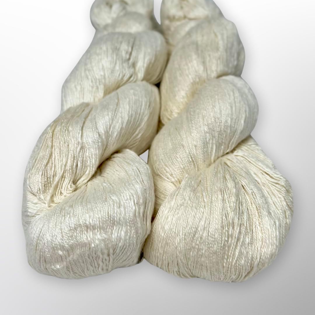 Amazon.com: Knitsilk 3 Ply 100% Mulberry Silk Lace Weight Yarn ...