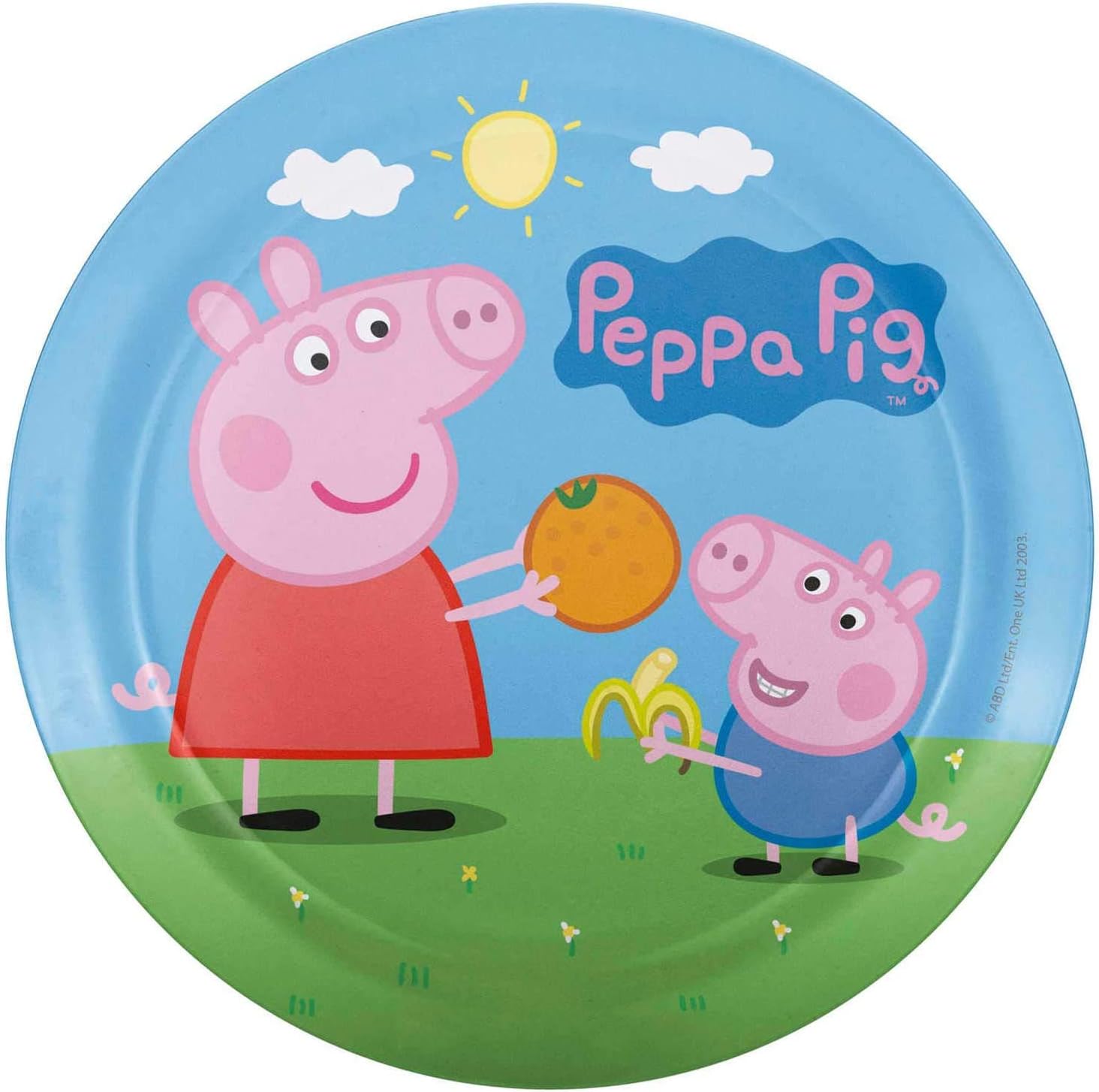 Zak Designs PEPA-0391 Peppa Dinnerware Includes Plate, Bowl, and ...