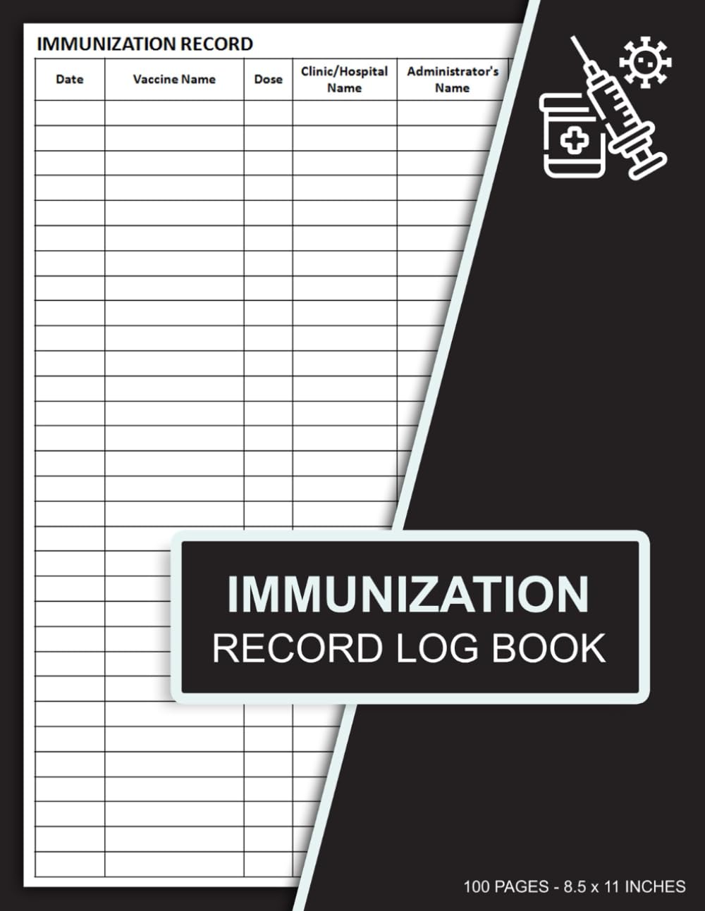 Amazon.com: Immunization Record Log Book: Keep Track of Your ...