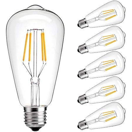 GOEASY0312 LED 40 Watt Light Bulbs - Power Saving LED Filament Bulbs ...