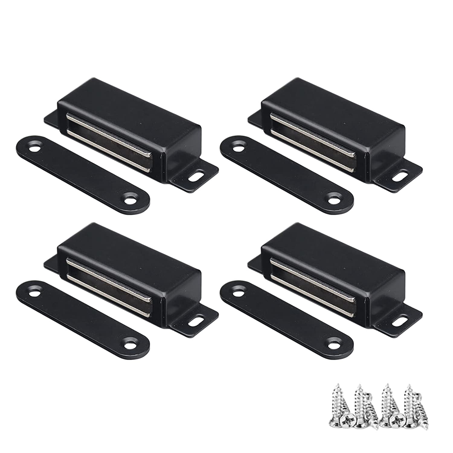 Magnetic Door Catch 4 Pack Wardrobe Magnets 20kg Pull Strong ...