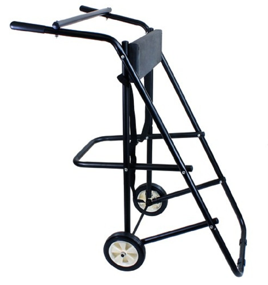 Outboard Boat Motor Trolling Stand Carrier Cart Dolly Storage Heavy ...