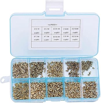 Amazon.com: 1000PCS Rivets M0.9 M1.3 M1.5 M1.7 Mix Circuit Board PCB ...
