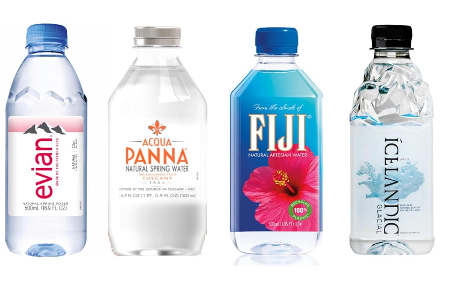 Amazon.com: Bare Ideas Natural Spring Water Kit (Acqua Panna, Evian ...