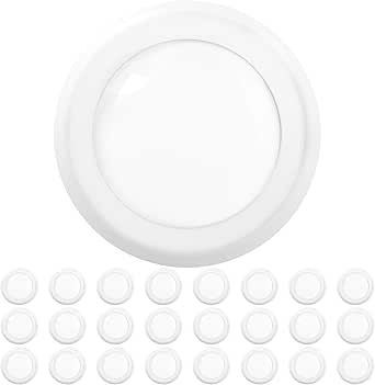 Sunco Lighting 24 Pack 5/6” LED Disk Lights Flush Mount Ceiling Light ...