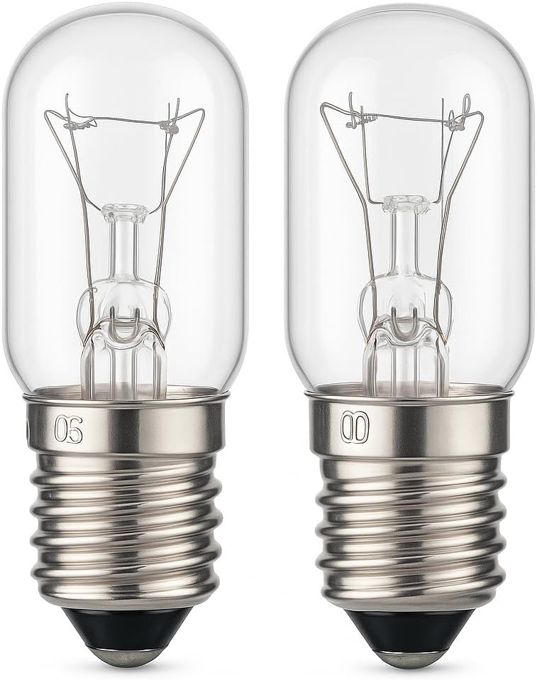 OOBRAN 15W E14 Fridge Bulb 240V, Pygmy Freezer Light Bulbs SES Sewing ...