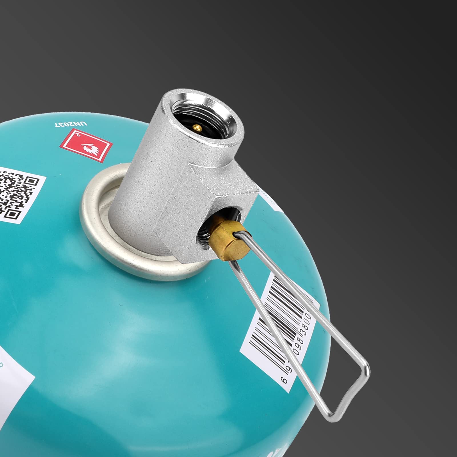 Snapklik.com : Fuel Canister Refill Adapter Gas Camping Stove Saver ...