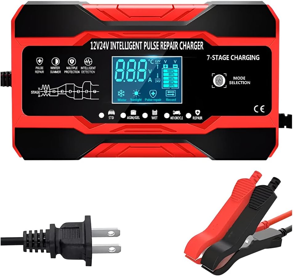 Amazon.com: BIG RED TAM4DVLR Torin Portable 6V and 12V, 2/4-Amp Trickle ...